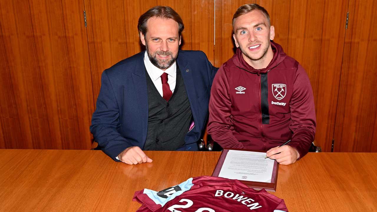Official: Bowen Signs New Seven-year Contract With West Ham - Six ...
