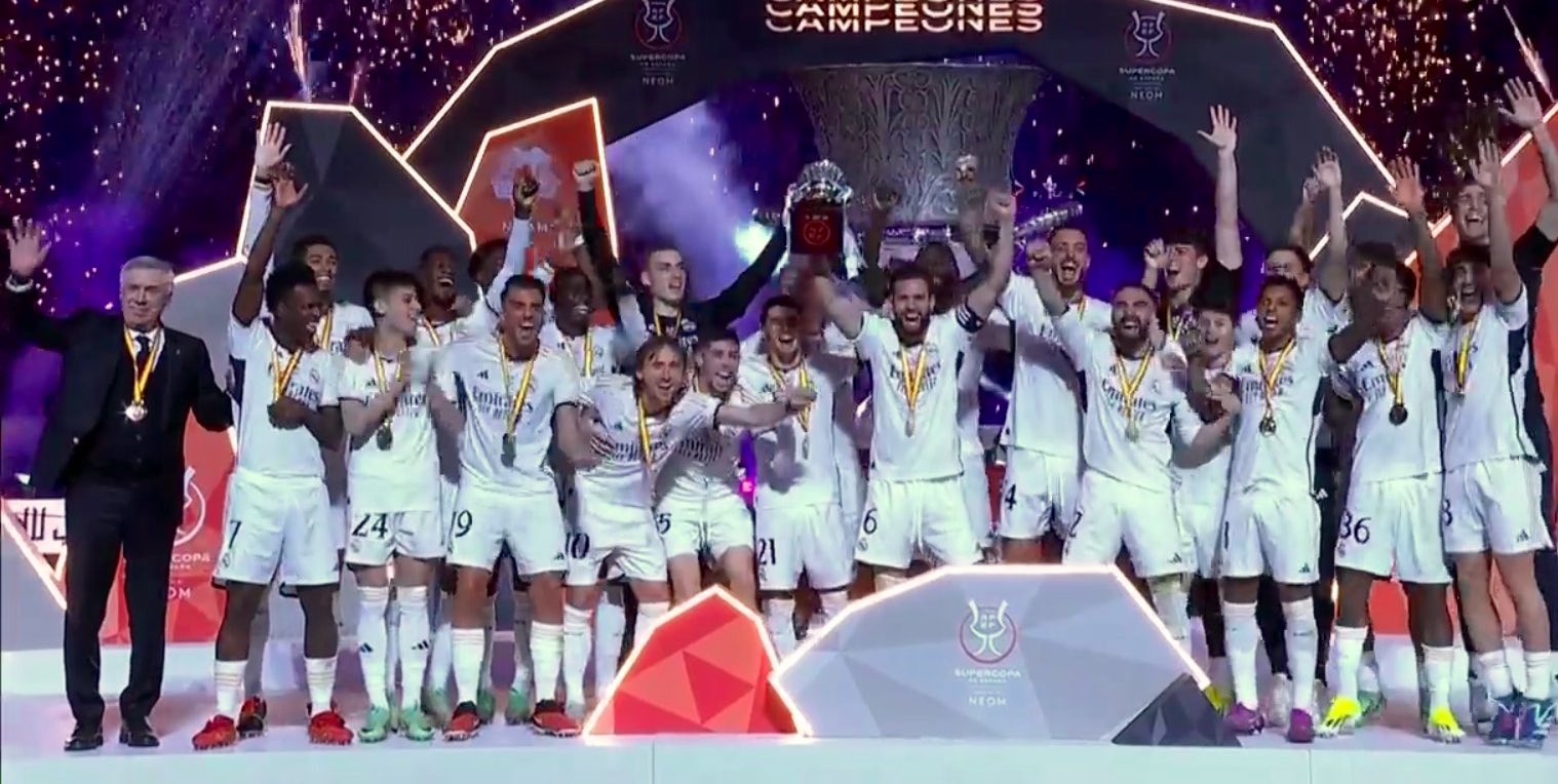 Vinicius fires a hat-trick as Madrid crushes Barca 4-1 to lift the Spanish Super Cup - Six ...